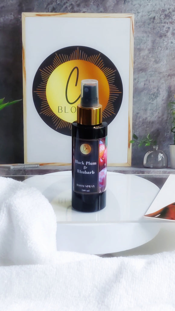 Black Plum and Rhubarb Luxury Room Spray – CA BLOOMS